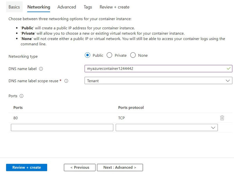 🖥️ How to Create an Azure Container Instance in Microsoft Azure